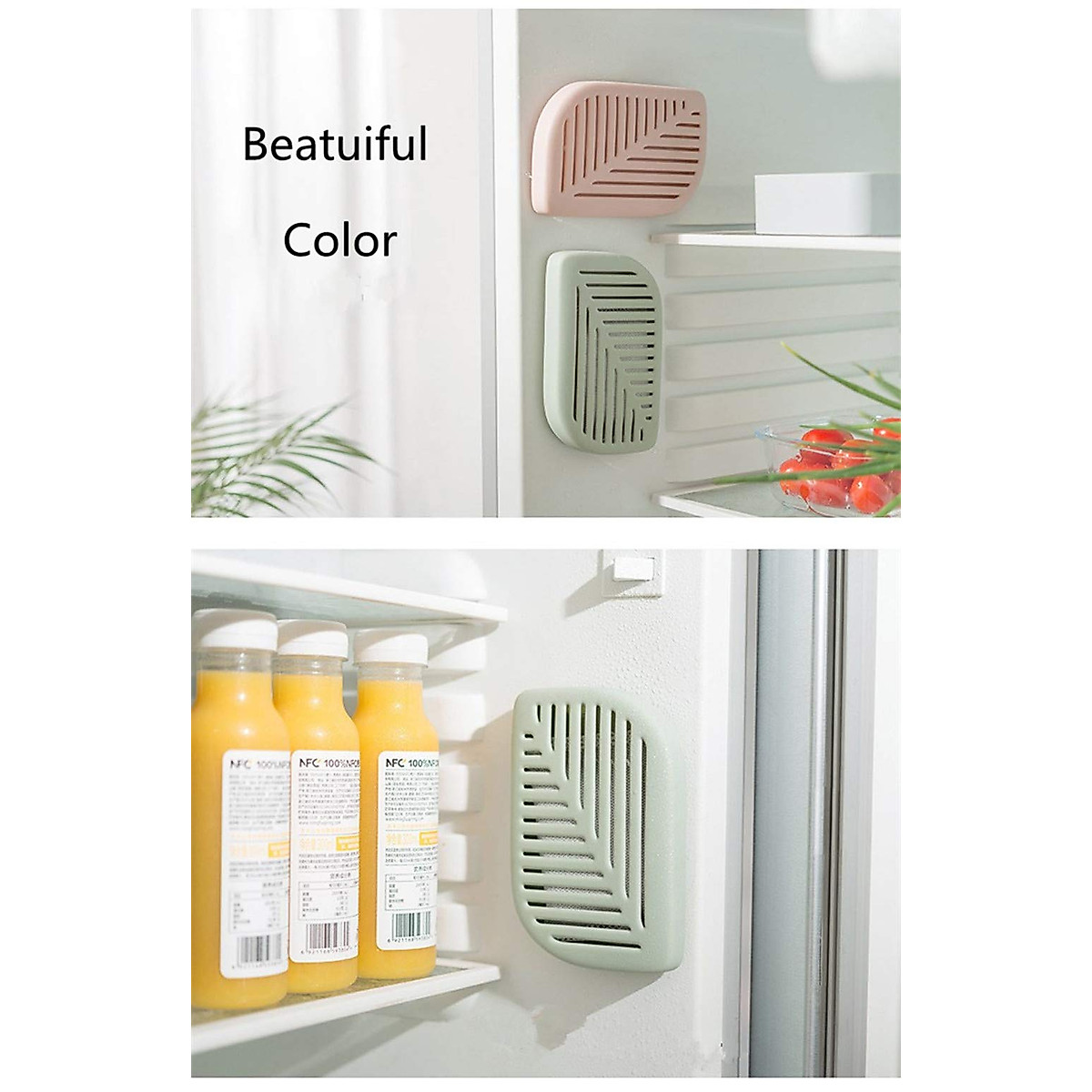 Toxz Refrigerator Deodorization Box,Live Bamboo Box Wardrobe in Addition to Taste Box,Charcoal in Addition to Taste Bag Storage Box,15 10 cm,with Box and Carbon Bag