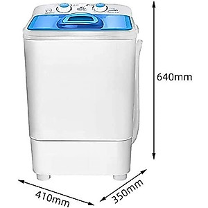 MingrXieh Portable Washing Machine and Mini Electric Shoe Washing Machine, 5.0Kg Automatic Washing Machine 2-4 Pairs of Shoes Washing Capacity, for Apartment Dormitory