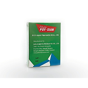 POY-SIAN Thai PIM-Saen Balm Oil 5ml Roll-On (Pack of 3)