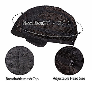 FantaLook 70 80s Long Curly Dark Brown Cosplay Wig with Necklace and Mater Bracelet for Halloween