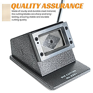 Manual ID Card Corner Cutter, Heavy Duty Business Card Punch, Access Card Die Cutter, Paper PVC Round Corner Cutter for 86x54mm Office Cards Home Photos