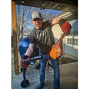 POWERFUL SearPro Charcoal Torch Lighter - Cooking Gadgets - Sous Vide - Cooking Torch - Culinary Kitchen Torch - Flamethrower Meater Gun Lighter - BBQ Propane Torch - Chef Blow Torch Tank Not Included