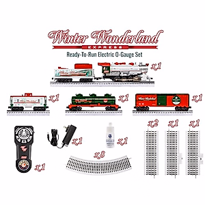Lionel Winter Wonderland LionChief 5.0 Electric O Gauge Train Set with Bluetooth & Remote One Color