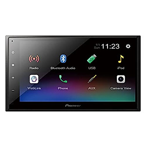 Pioneer 6.8 Double DIN Touchscreen Display, Apple iPhone and Android Music Support, in-Dash Bluetooth USB Digital Multimedia Car Stereo Receiver
