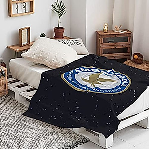 Embry-Riddle Aeronautical University Flannel Throw Blanket, 40x60 Inches Soft Blanket for Couch, Cozy, Warm ，All Season.