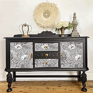 Blooming Wall Elegant Modern Lotus Lily Leaf Peel and Stick Wallpaper Self-Adhesive Prepasted Wallpaper Wall Mural Wall Décor