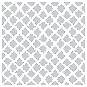 Magic Cover Non-Adhesive Vinyl Counter Top, Drawer and Shelf Liner, 12''x5', Talisman Glacier Gray