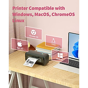 Phomemo Shipping Label Printer, Thermal Printer for Shipping Packages, High Speed 4x6 Label Makers for Small Business, Portable Shipping Supplies Compatible with Amazon, Etsy, Ebay, Shopify, UPS, etc