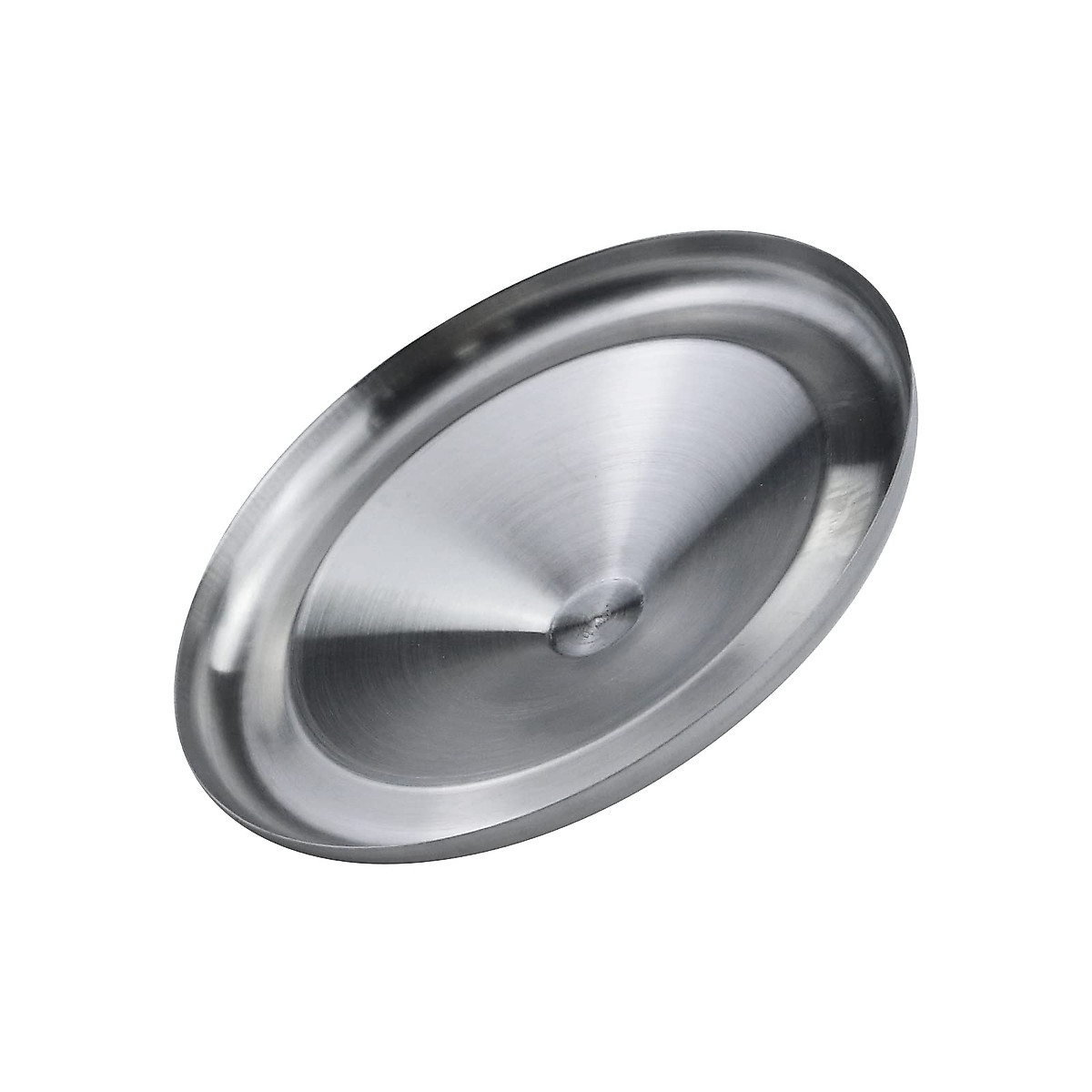 Antrader Stainless Steel Home Round Shaped Tea Coffee Glass Water Cup Lid Cover Dustproof Fit for Cups of 3.6" -3.9" in Diameter