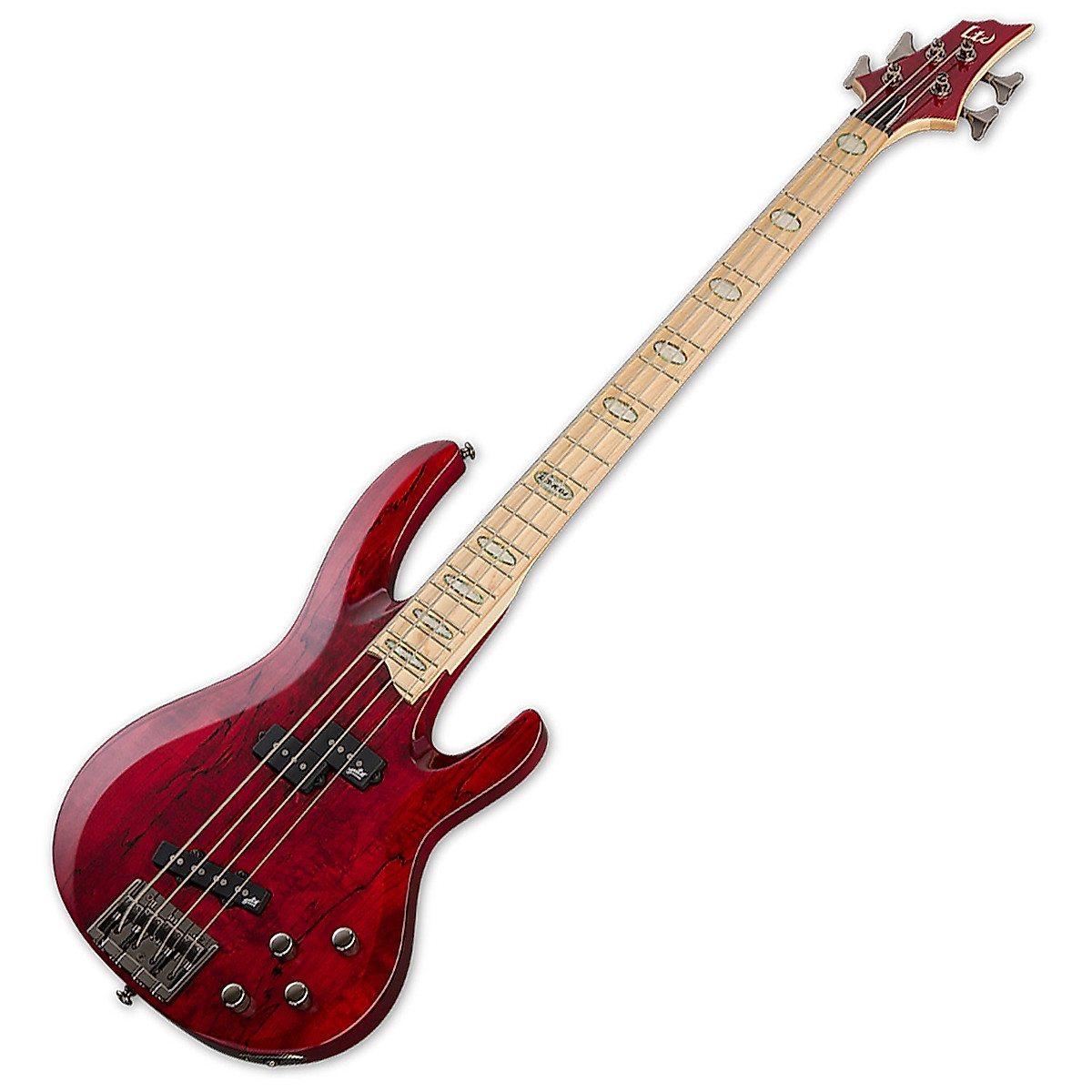 ESP LRB1004SMSTR-KIT-2 RB Series RB-1004SM STR 4-String Electric Bass, See Thru Red