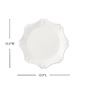 Juliska Berry & Thread Scallop Platter/Charger - Whitewash