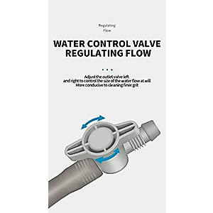 HappyPIG Hose Fish Tank Water Change, Aquarium Water Changer,Aquarium Vacuum with Valve Switch Siphon Sand Cleaner for Aquarium Water Change（5.58ft）