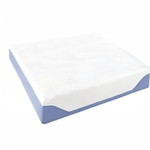 Mellow 10 Inch Cooling Gel-Infused Memory Foam Bed Mattress, Medium Firm Sleep and Breathable Fabric Cover, Full , Mattress In A Box