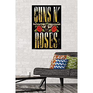 Trends International Guns N' Roses - Stacked Logo Wall Poster, 34L x 22.4W, Unframed Version