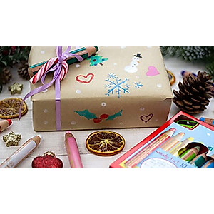 STABILO Multi-talented Pencil woody 3-in-1 - Basic Box of 5 - Silver, Gold, White, Black, Red + Sharpener