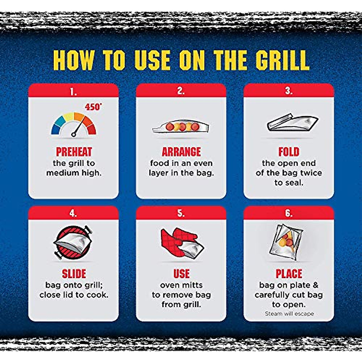 Kingsford Extra Tough Aluminum Grill Bags, for Locking in Flavors & Easy Grill Clean Up, Recyclable & Disposable, 15.5" x 10", Pack of 4 (4)