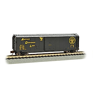 Bachmann Industries Sliding Door Box Atlantic Coast Line N-Scale Freight Car, 50'
