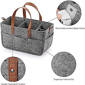 Newly Designed Large Portable Bag, Foldable Storage Bag Portable Lightly Multifunction Changeable Compartments Storage Bag,Storage for Bathing Products, Blankets, Clothes Supplies (Gray A)