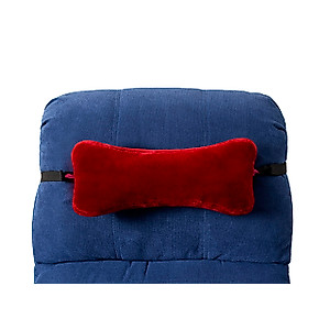 Soft Neck Bone Pillow for Sleeping,Travel Pillow Shaped Bone Neck and Neck Pillow for Recliner Great for Pain Relief. (Burgundy)
