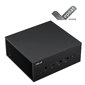 ASUS ExpertCenter PN64 Mini PC Barebone with Intel Core i5-12500H Mobile Processor, up to 64GB DDR5 RAM, Dual Storage Design, WiFi 6E, Bluetooth, USB-C with VESA Mount,Black