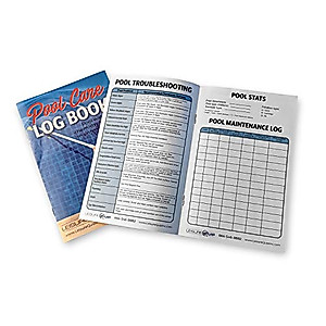 BioGuard Algae All 60 Swimming Pool Algaecide 2 Pack with LeisureQuip ScumBoat Scum Absorber and LeisureQuip Pool Log Book