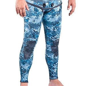 HEAD Mares Instinct S6 Wetsuit 3.0mm Pants, Camo Blue