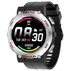 KINGSTAR Smart Watch, Waterproof watches for women Android Digital smart watches fitness Tracker with Touch Screen Heart Rate Monitor Pedometer Sleep Monitor for iPhone