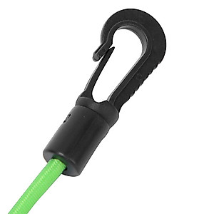 VBESTLIFE Life Kayak Paddle Leash, 50in Bungee Rope Fishing Rod Leash Cord Canoe Paddle Leash(Green)