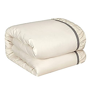 Chic Home CS3135-AN Mayan 24 Piece Bed in a Bag Comforter Set, King, Off-White