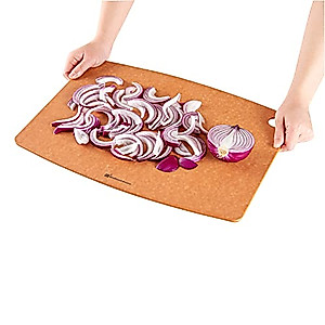 Restaurantware Nature Tek Kraft Wood Fiber Cutting Board - 17 1/4" x 12 3/4" - 1 count box