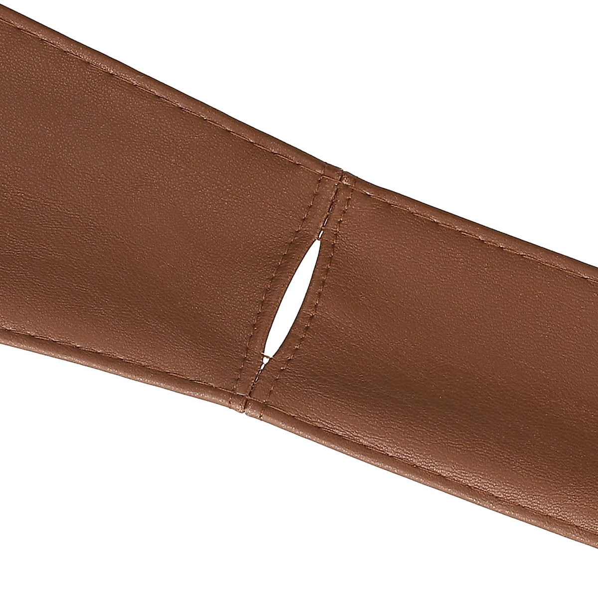 Allegra K Womens Wrap Around Obi Belts Wide Waist Band Belt for Dresses 65-72cm/25.59-28.35" Brown