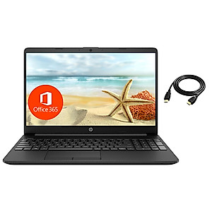 HP 2021 15.6" Thin Laptop, Intel N4020, 16GB RAM 1TB SSD Webcam, 1-Year Office365, Wi-Fi, Dual Core up to 2.8 GHz, Windows 10 S, FHD Display, Google Classroom Zoom School Business Ready, ROKC Bundle