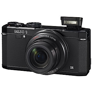 Pentax MX-1 12 MP Black Digital Camera with 4x Optical Image Stabilized Zoom and 3-Inch LCD Screen