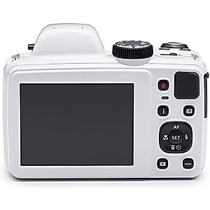 Kodak AZ401-WH PIXPRO 16MP Digital Camera, 3", White (Renewed)