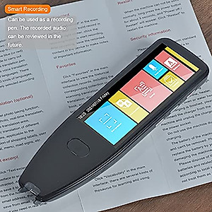 Scanning Translator Device with Camera, Scanner Language Translator Pen for Spanish, German, Japanese, English, Chinese, Russian/Online 116 Languages Speak & Translate/Scan Text