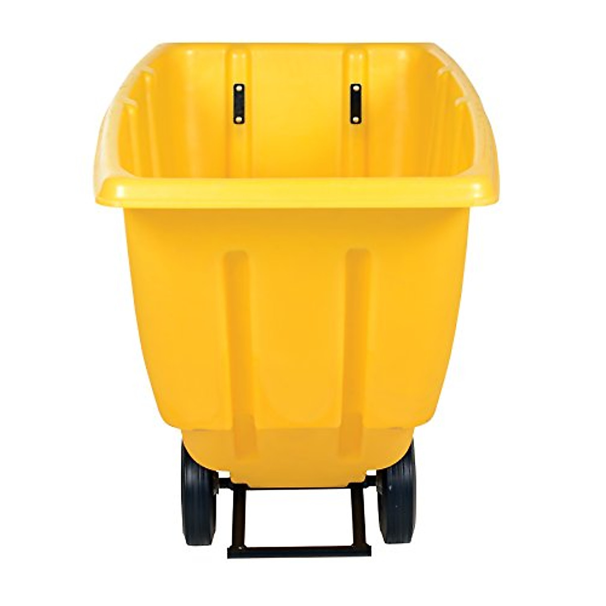 Vestil TDT-50-LD-YELLOW Plastic Light Duty Tilt Truck 1/2 Cubic Yard 450 Lb. Capacity Yellow