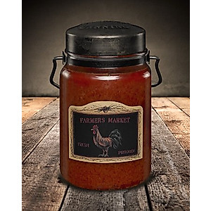 McCalls Candles | Farmers Market | Highly Scented & Long Lasting | Classic Painted Label | Hand Crafted Metal Lid with Strap and Handle| Premium Wax & Fragrance | Made in The USA | 26 oz…