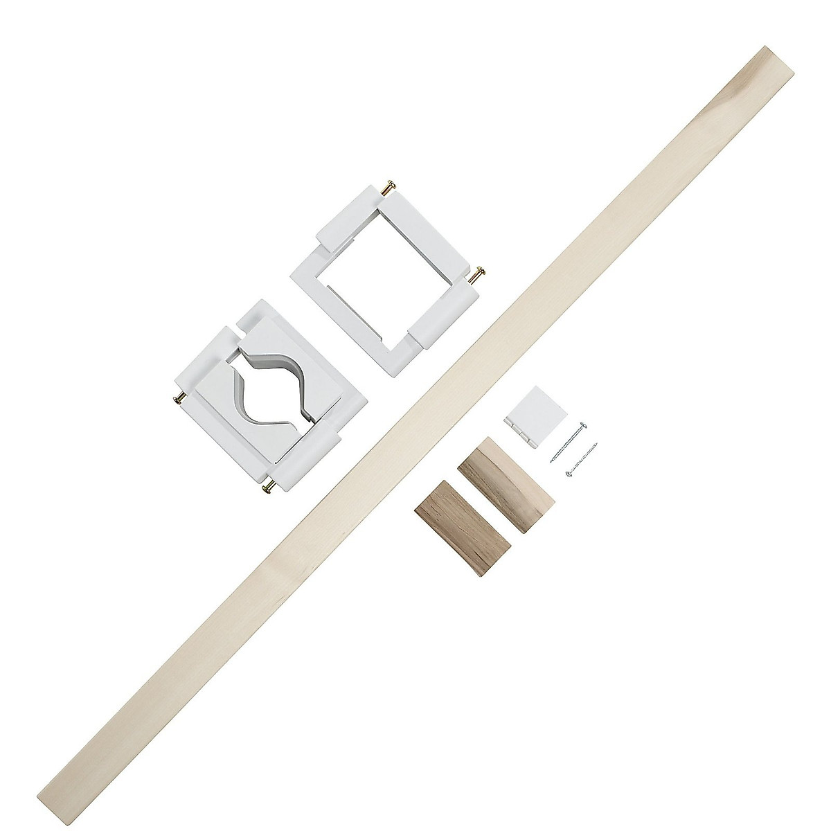 KidCo Univeral Gate Installation Kit (2 Count) - No Drill Banister Gate Mounting Kit for Stair Safety Gates, Baby Gate Banister Adapter for All KidCo Gates - Retractable, Pressure, & Hardware Mounted