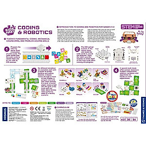 Kids First Coding & Robotics | No App Needed | Grades K-2 | Intro To Sequences, Loops, Functions, Conditions, Events, Algorithms, Variables | Parents’ Choice Gold Award Winner | by Thames & Kosmos