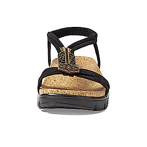 Alegria Women's Roz Casual Black Platform Sandal 7-7.5 M US