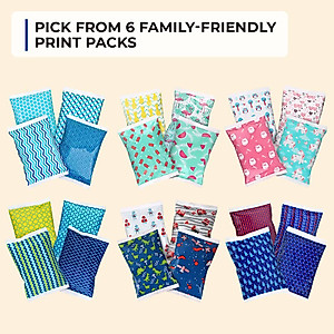 Thrive Ice Packs for Lunch Bags - Reusable Ice Packs for Cooler and Lunch Box - Long Lasting, Lightweight, Soft Gel Ice Packs for Camping, Beach Bags, Picnics, Injuries - Pack of 4