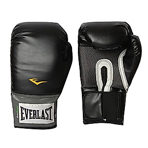 Everlast 1200014 Pro Style Training Gloves (Black, 14 oz.)