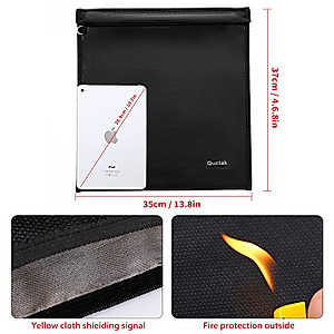 Faraday Bag(13.8"X17.7", Black)+Faraday Bag(9.8"X11", Black)