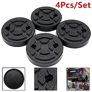 Universal Car Lift Jack Stand Rubber Pads 115mm Diameter Car Jack Rubber Pad Frame Protector Adapter Jacking Tool Accessories