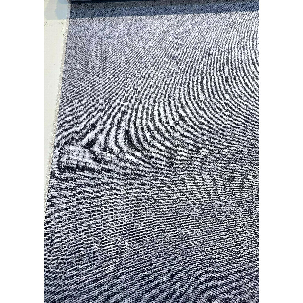 Affordable Home Fabrics Calvin Linen Denim Blue Italian Upholstery Fabric by The Yard