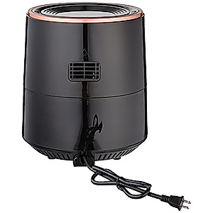 GoWISE USA GW22955 7-Quart Electric Air Fryer with Dehydrator & 3 Stackable Racks, Digital Touchscreen with 8 Functions + Recipes, 7.0-Qt, Black/Copper