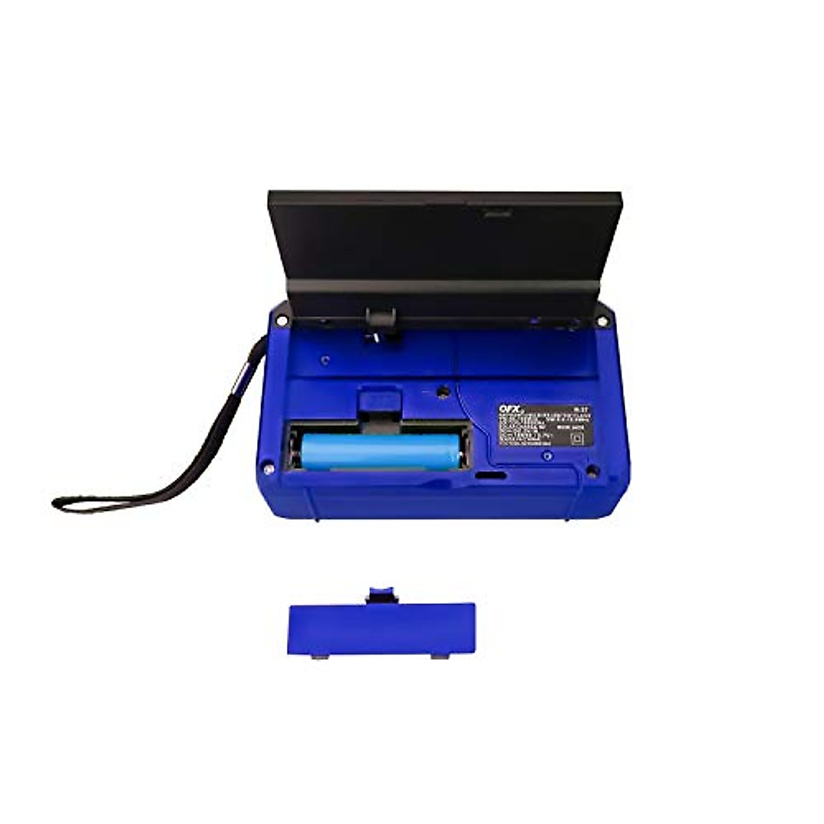 QFX R-37-BL 6-Band (AM, FM, SW1 - SW4) Bluetooth LED Flashlight Solar Radio (2021 Model)