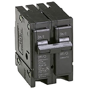 EATON CORPORATION Eaton Br250 Double Pole Interchangeable Circuit Breaker, 120/240V, 50-Amp