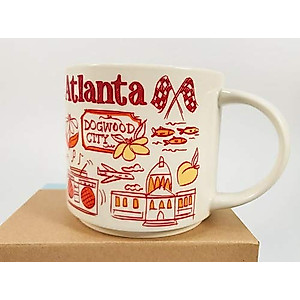 Starbucks Atlanta Coffee Mug Been There Series Across The Globe Collection