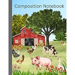 Children's Composition Notebook: 100 Page Notebook for Children 8.5" x 11"